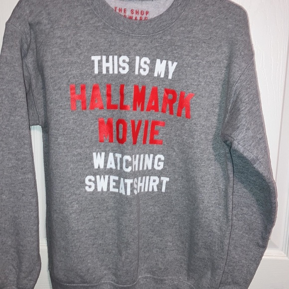 Hallmark | Tops | Cozy This Is My Hallmark Channel Watching Sweatshirt ...